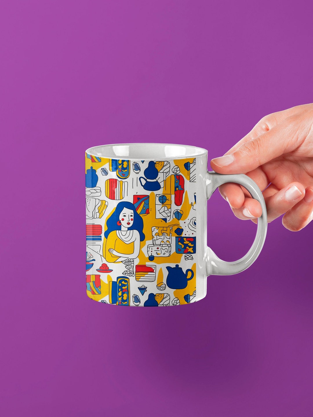 Mug for Design Creative Thinking Woman. Mother Daughter - Etsy