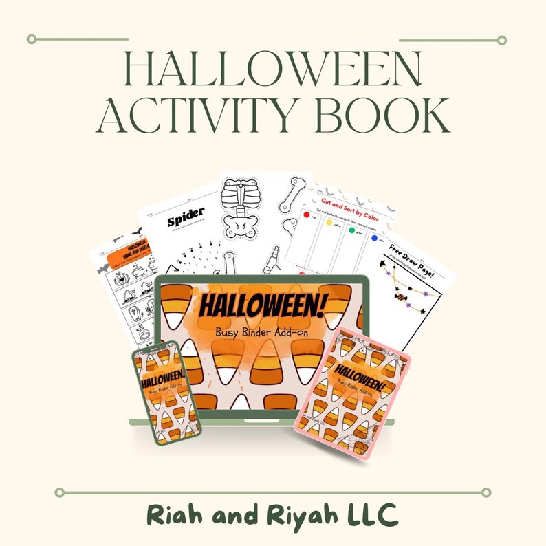 Limited Time Busy Toddler Binder Fall Bundle | Halloween & Fall Add-ons ...