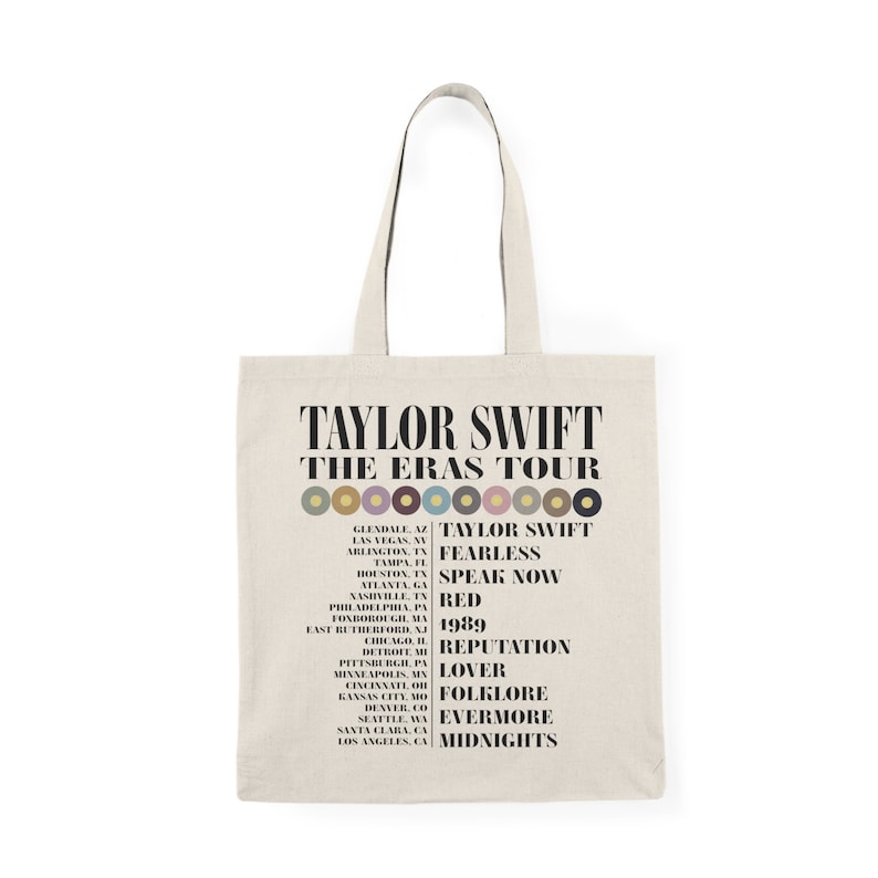 Taylor Swift, Vintage Tote Bag, Aesthetic Tote Bag, the Eras Tour ...