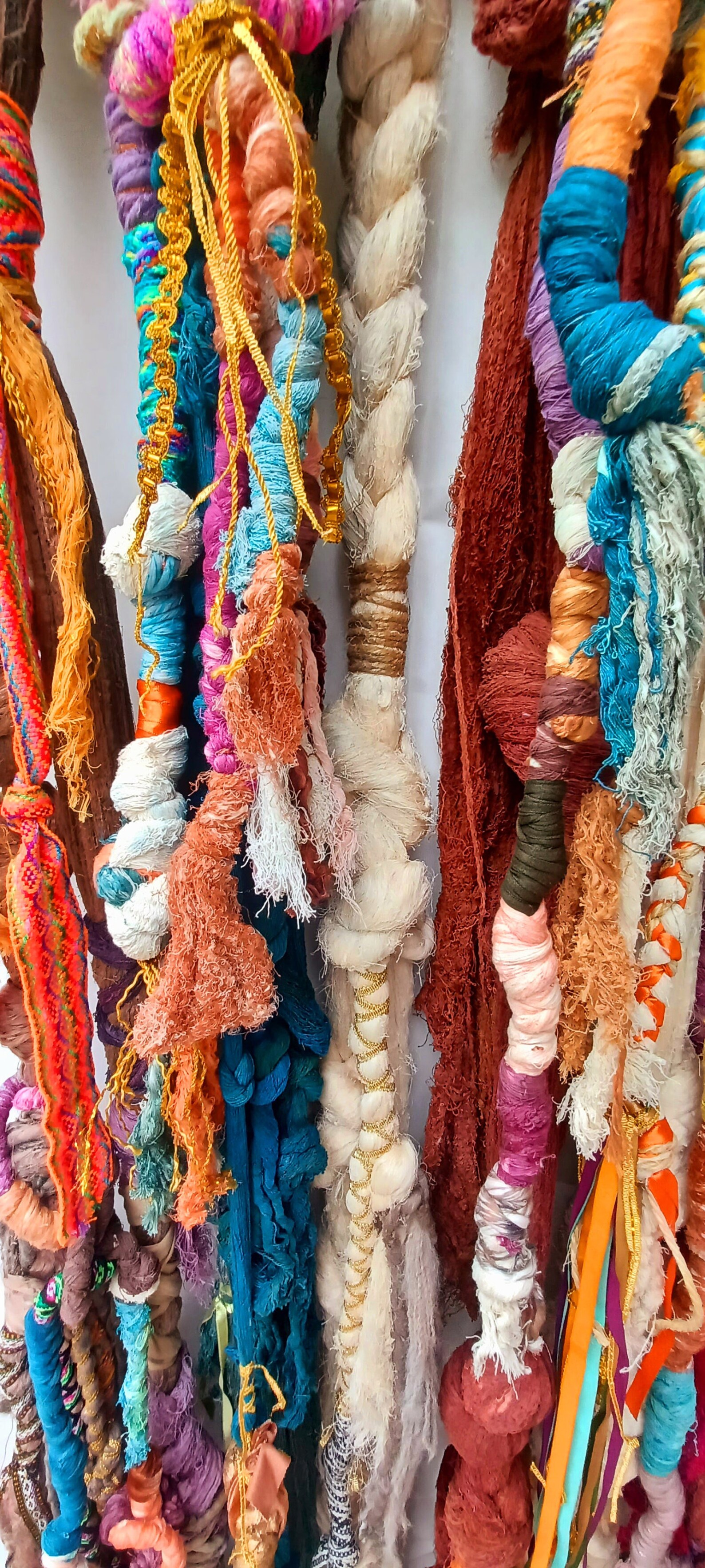 Quipu, Large Macramé, Colorful Fiber Art, Ecofriendly Wall Art ...