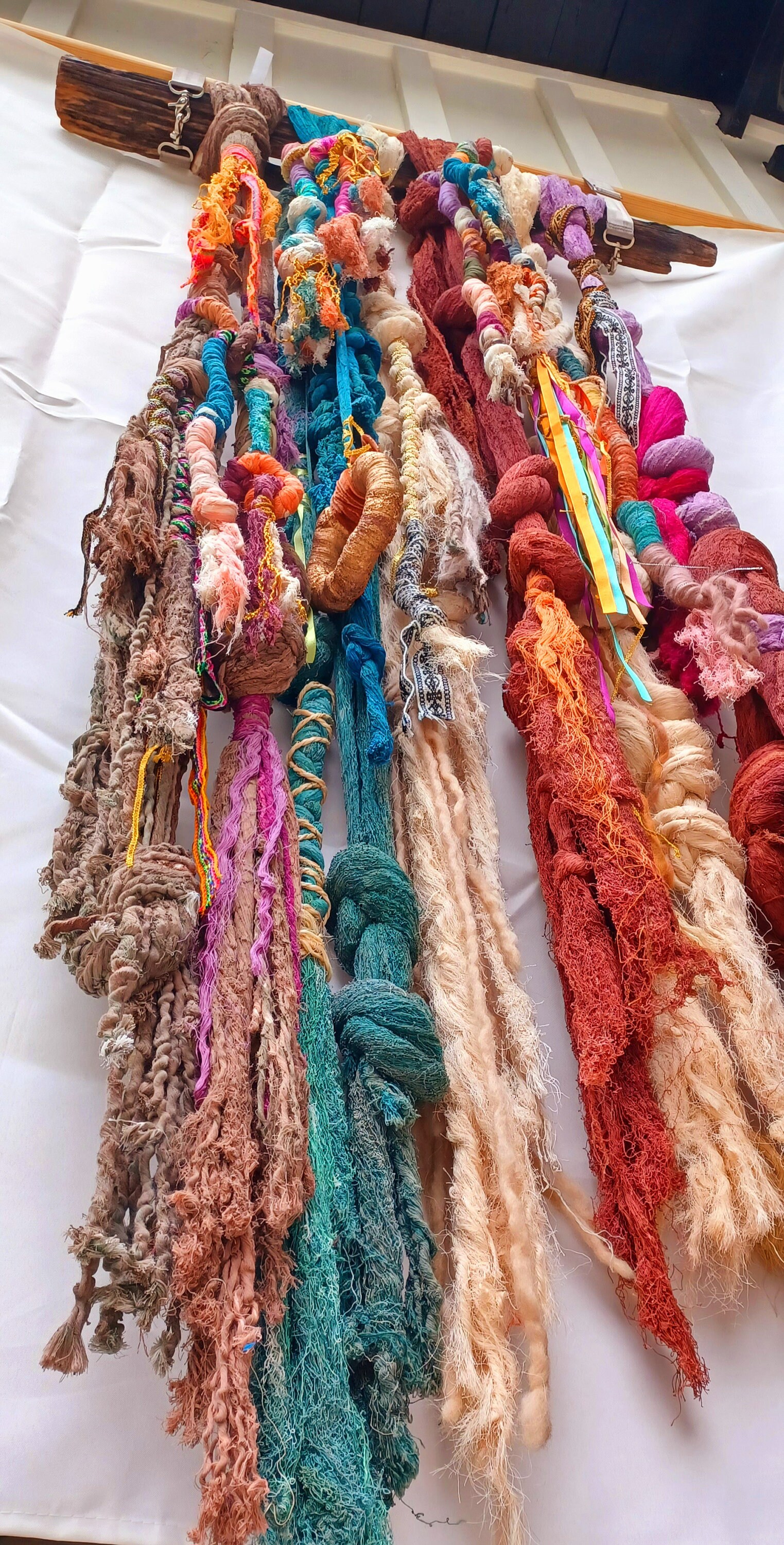 Quipu, Large Macramé, Colorful Fiber Art, Ecofriendly Wall Art ...