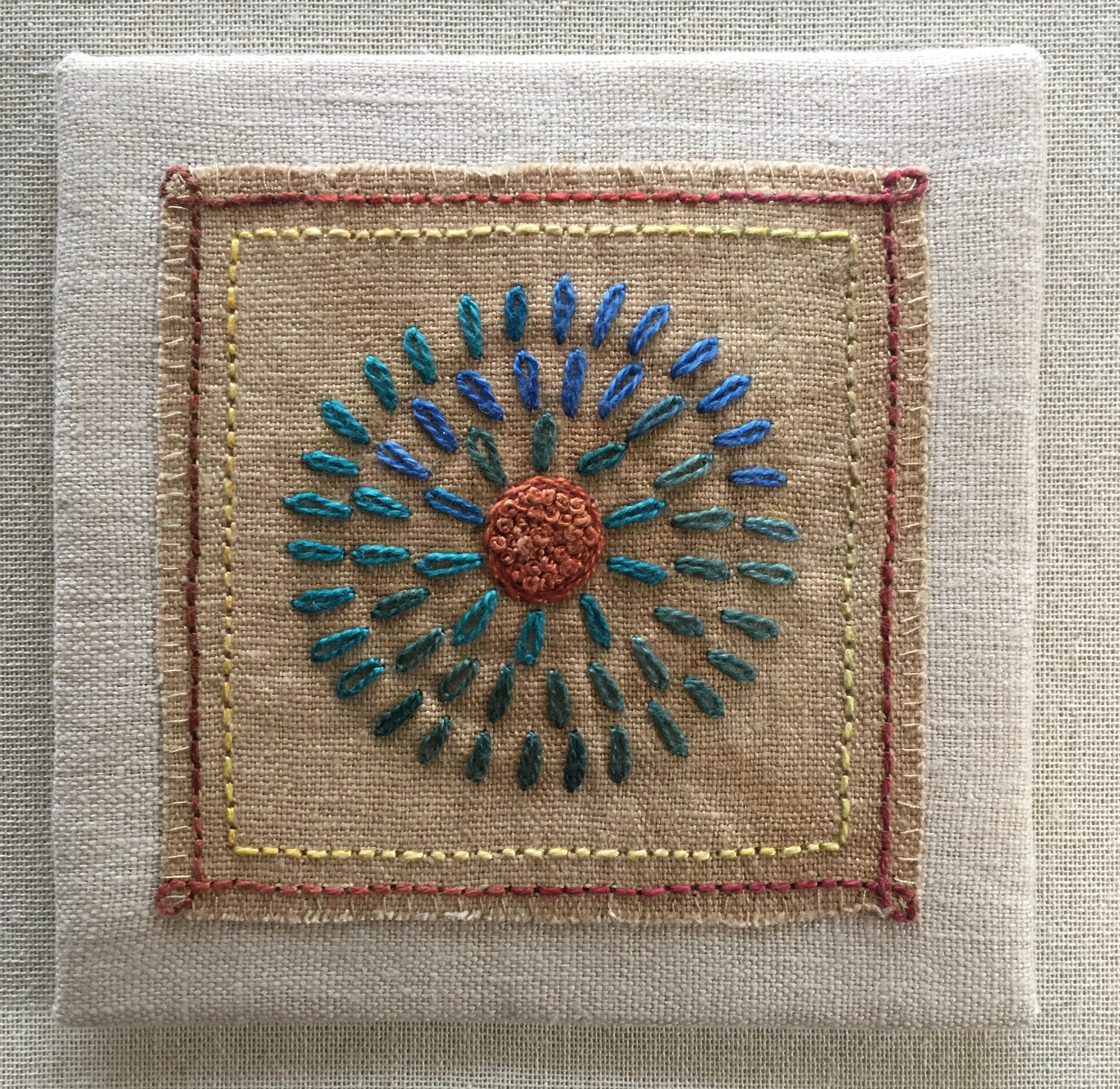 Original Hand Stitched Wall Hanging - Etsy