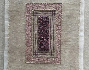 Original Hand Stitched Textile Art - Etsy