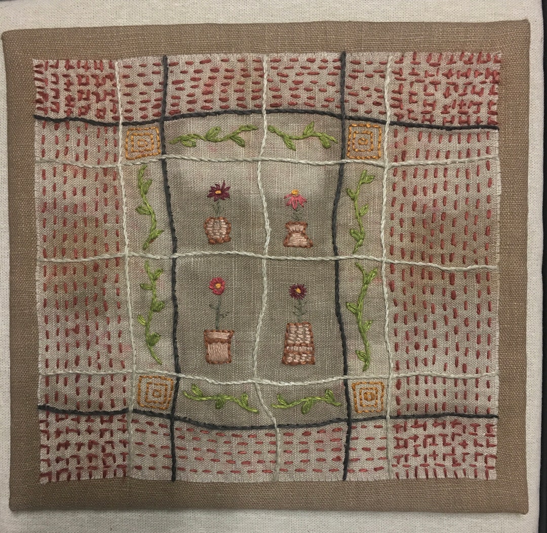 Original Hand Stitched Textile Art - Etsy