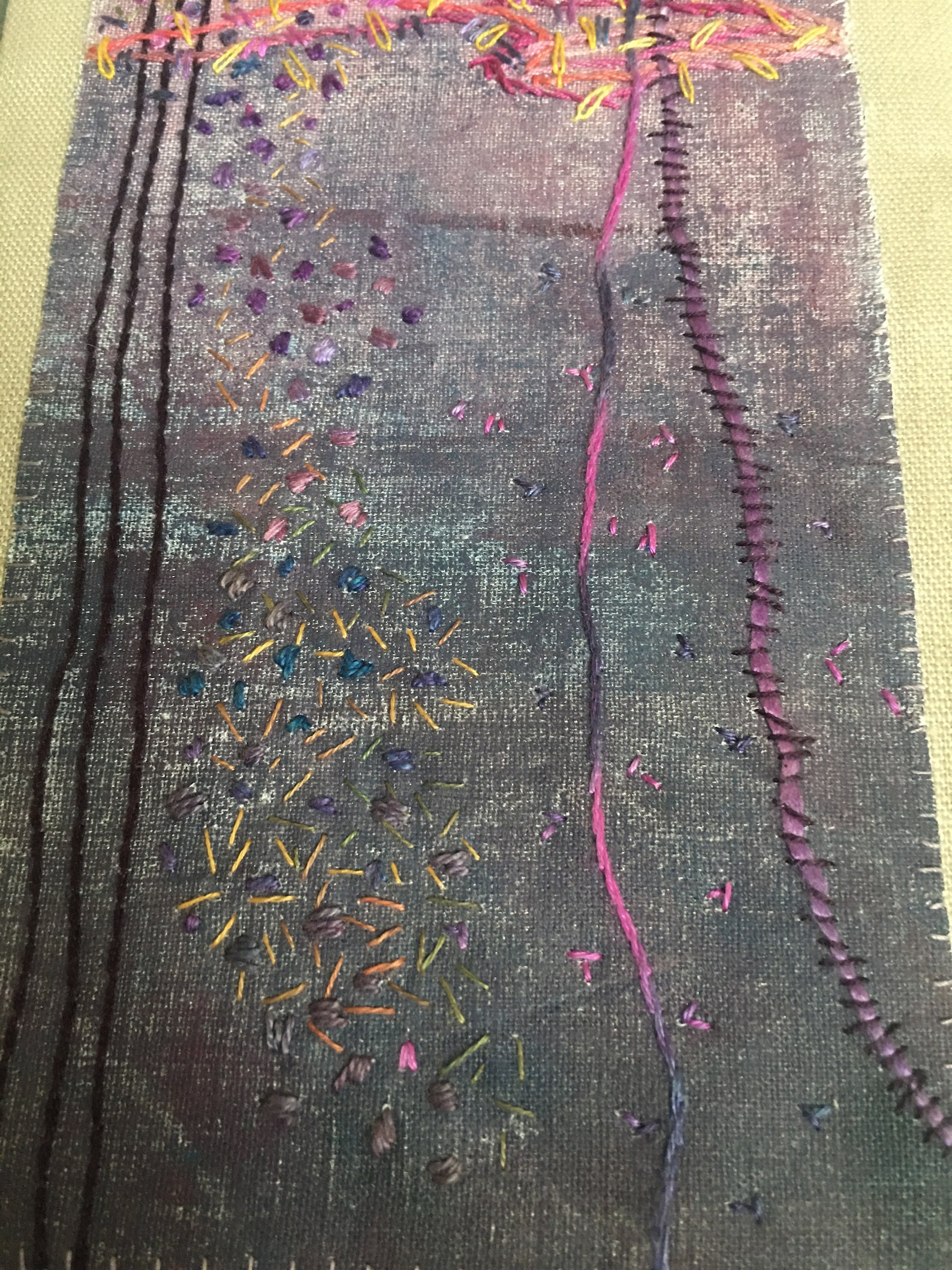 Original Hand Stitched Textile Art - Etsy