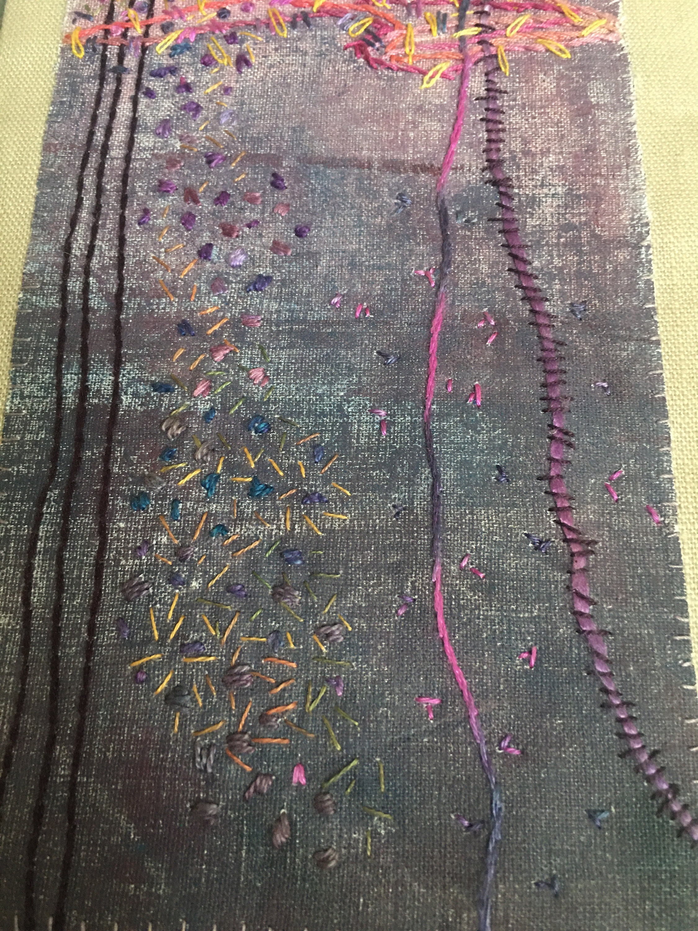 Original Hand Stitched Textile Art - Etsy