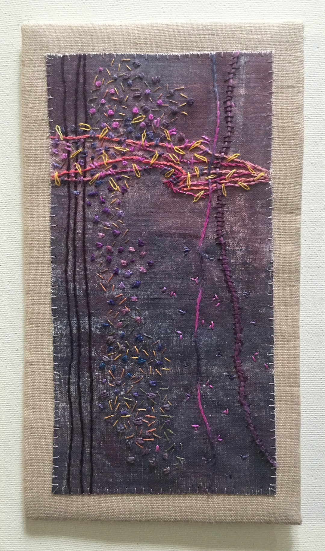 Original Hand Stitched Textile Art - Etsy