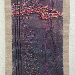 Original Hand Stitched Textile Art - Etsy