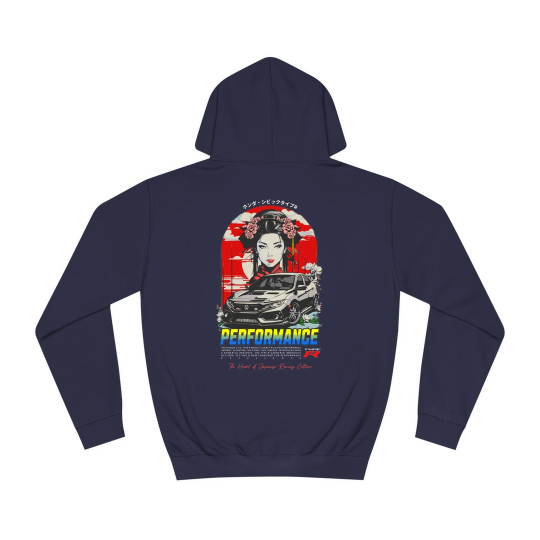 JDM Honda Civic Type R Hoodie: Japanese Racing Graphic Sweatshirt - Etsy