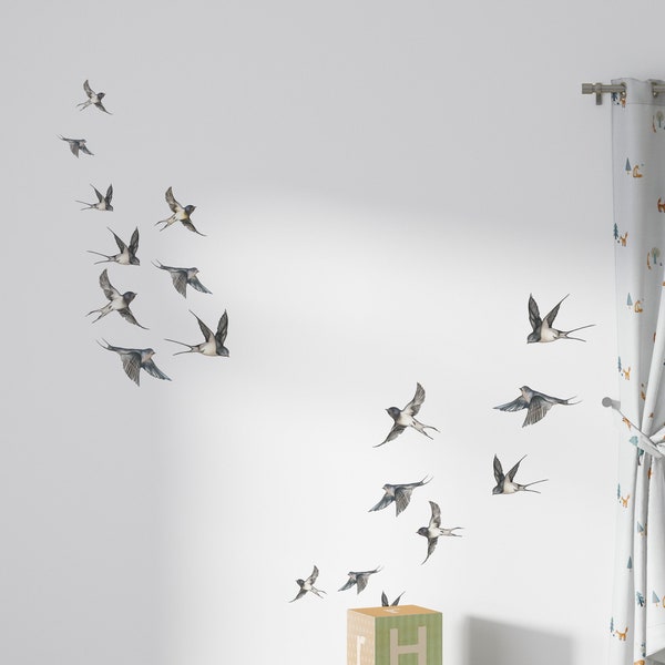Bird Wall Decals - Etsy