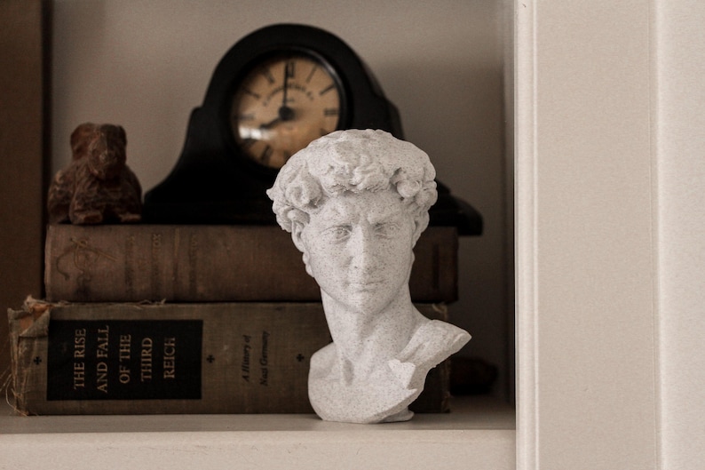 Museum Quality Marble Statue of David Bust - Etsy