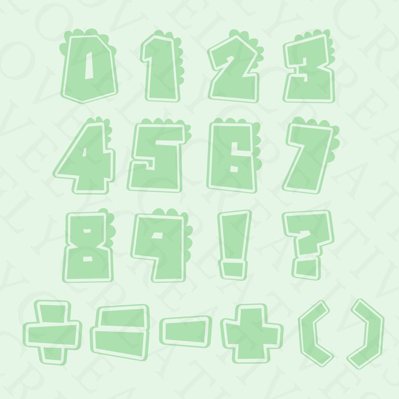Dinosaur Font, Dinosaur Alphabet, Dinosaur Letters and Numbers ...