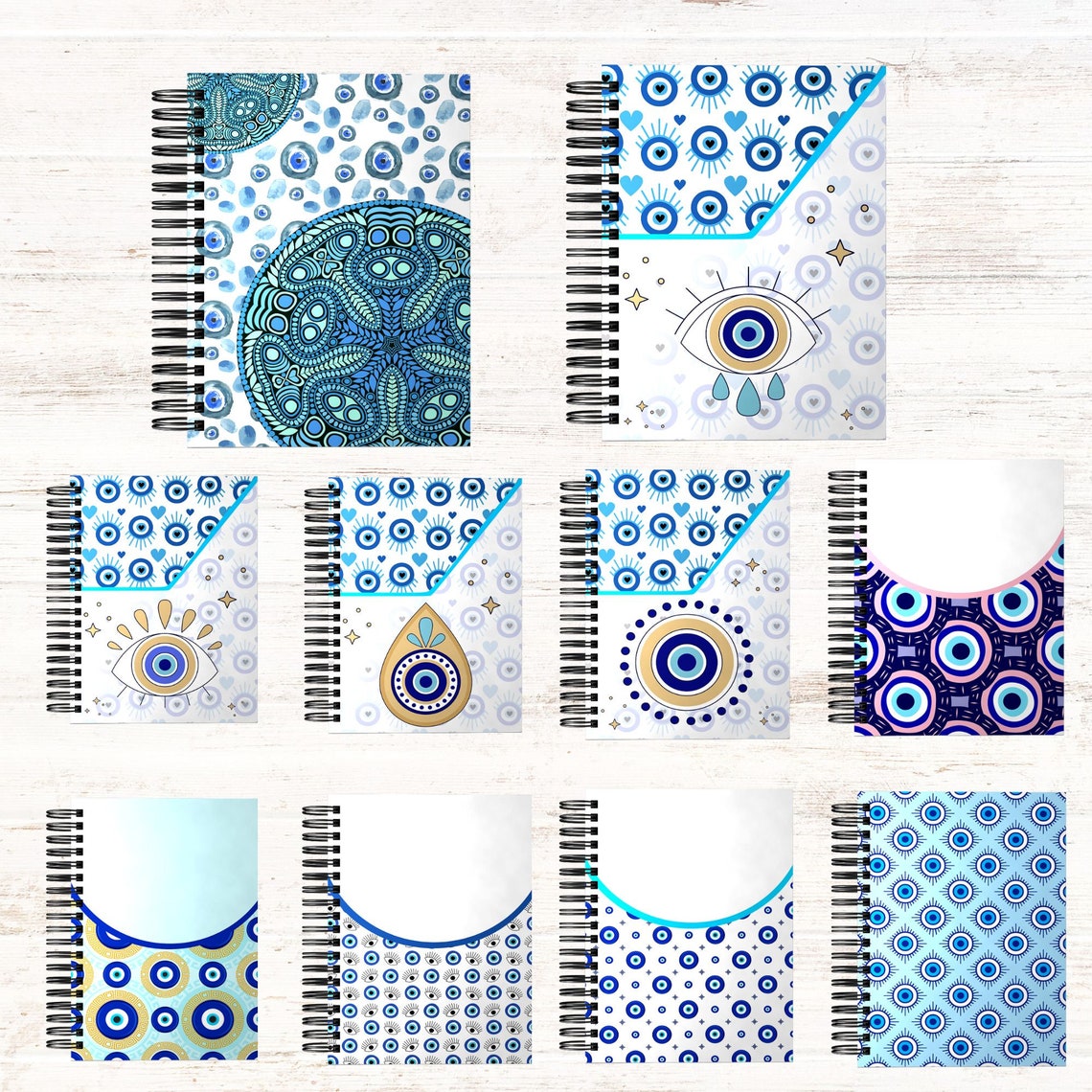 Evil Eye A5 Digital Notebook Cover Png Printable Goodnotes Digital ...