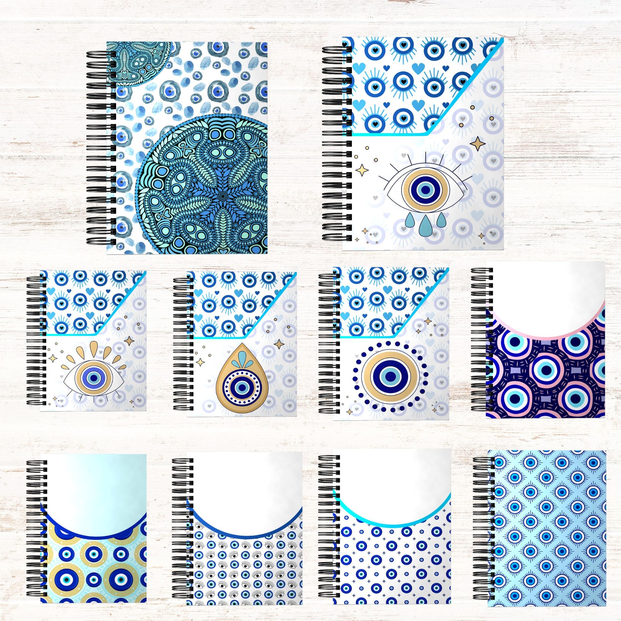 Evil Eye A5 Digital Notebook Cover Png Printable Goodnotes Digital ...