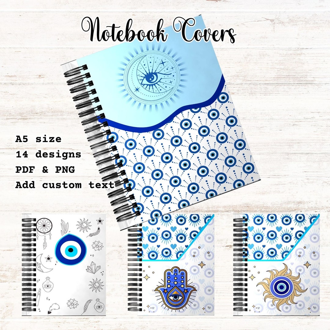 Evil Eye A5 Digital Notebook Cover Png Printable Goodnotes Digital ...
