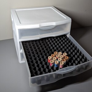 Thread and Embroidery Floss Organizer | Drawer Insert | Holds 187 ...