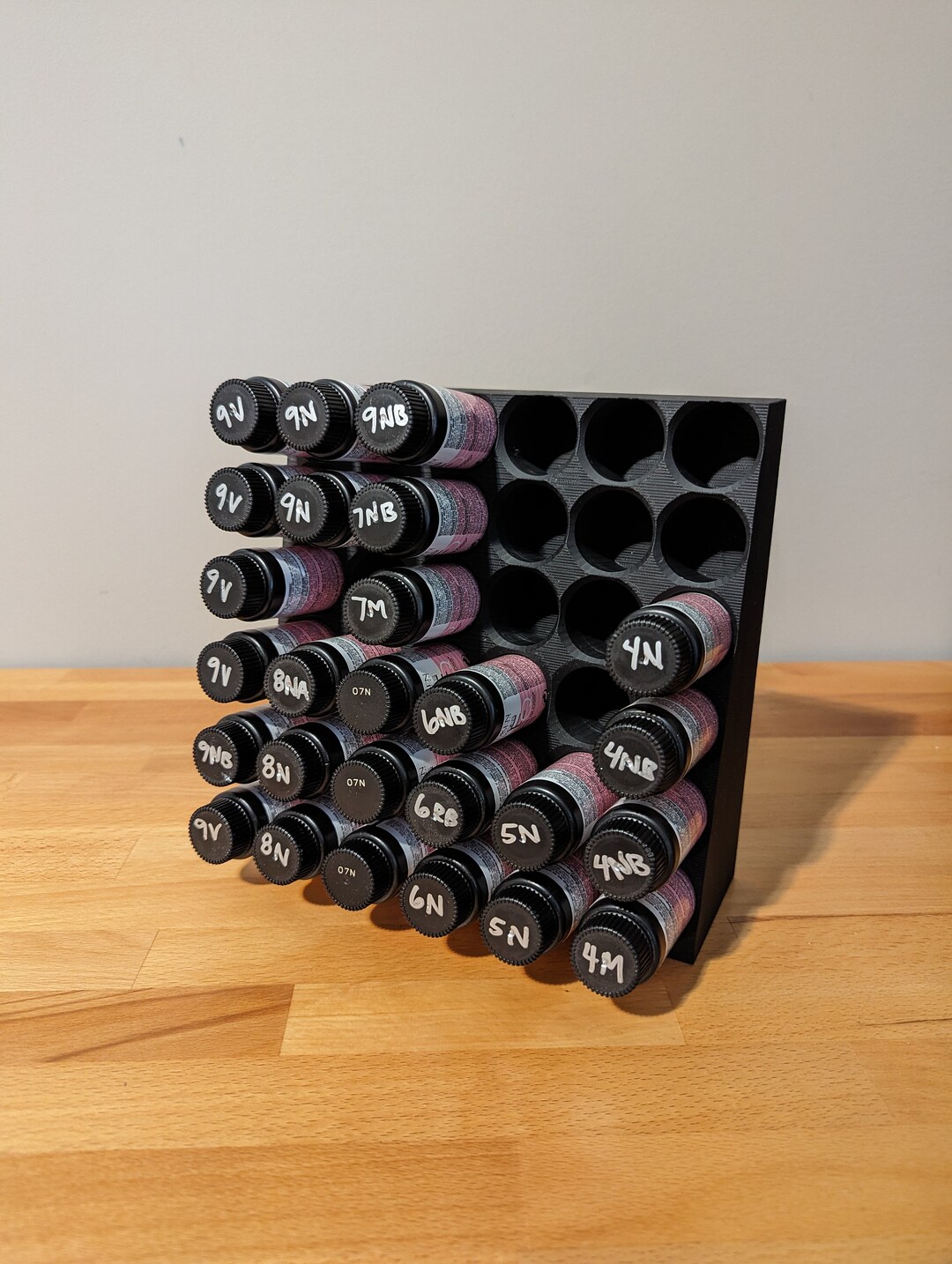 Redken Shades EQ Holder | Vertical Wall Mount | Holds 36 Bottles - Etsy