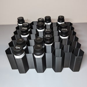 Wall Mount Organizer for Redken Shades EQ Storage | Hexagon Style ...