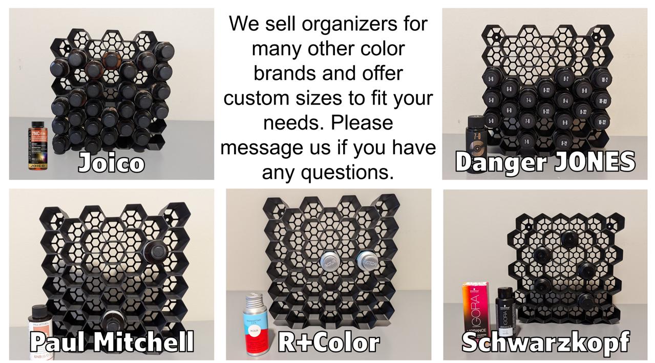 Redken Shades EQ Holder: Salon Hair Dye Bottle Organizer, Square Style ...