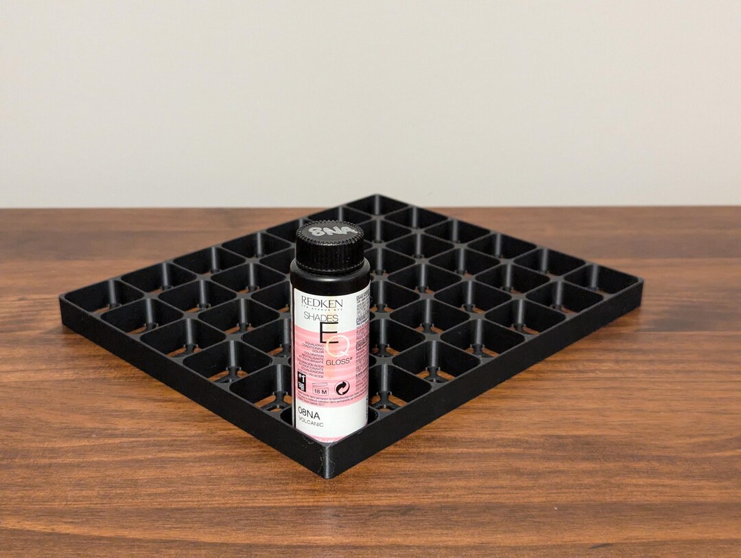 Redken Shades EQ Bottle Tray: Salon Hair Color Organizer, Square Style ...