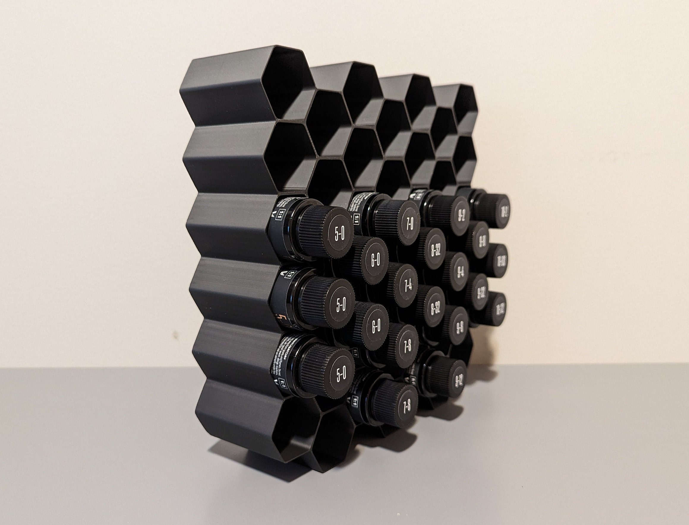 RUSK Gloss Toner Holder | Stackable & Wall-mount Salon Organizer for ...