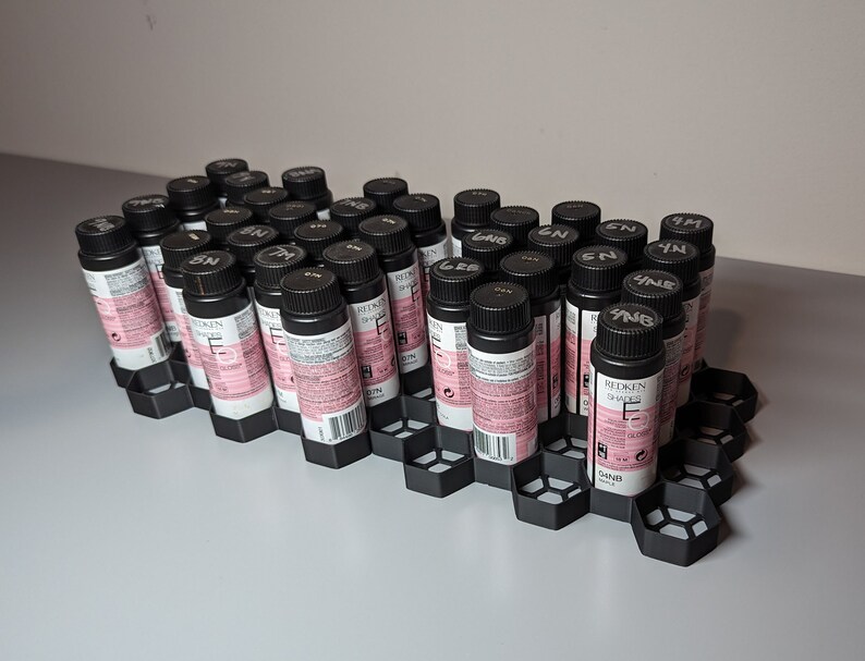 Redken Shades EQ Bottle Trays 2oz, 33 Mm Bottles SHORT Version 5/8 Inch Tall Made to Order - Etsy