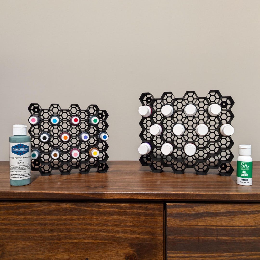 Gel Food Color Organizer | Wall Mount | Americolor | Sugar Art - Etsy