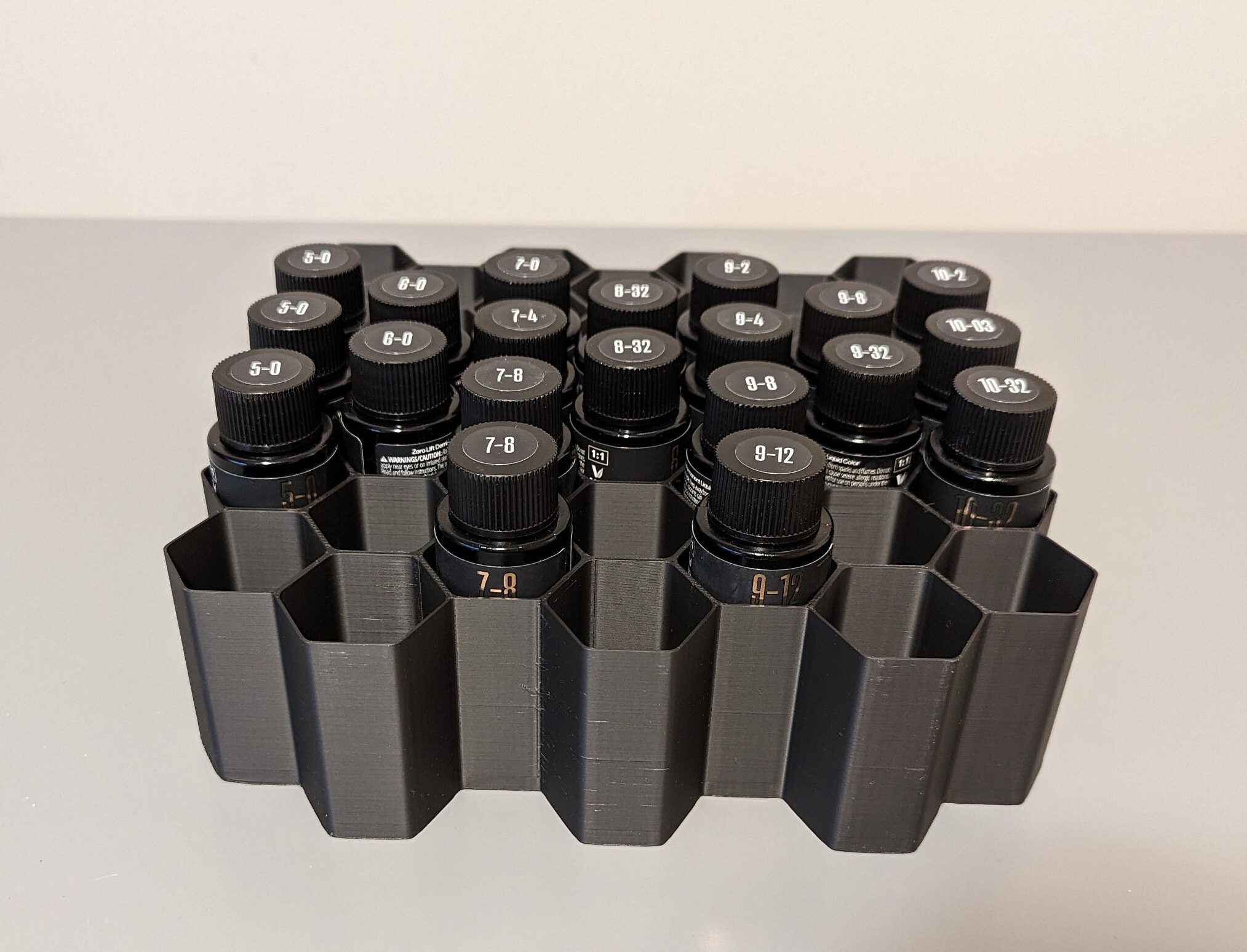 RUSK Gloss Toner Holder | Stackable & Wall-mount Salon Organizer for ...