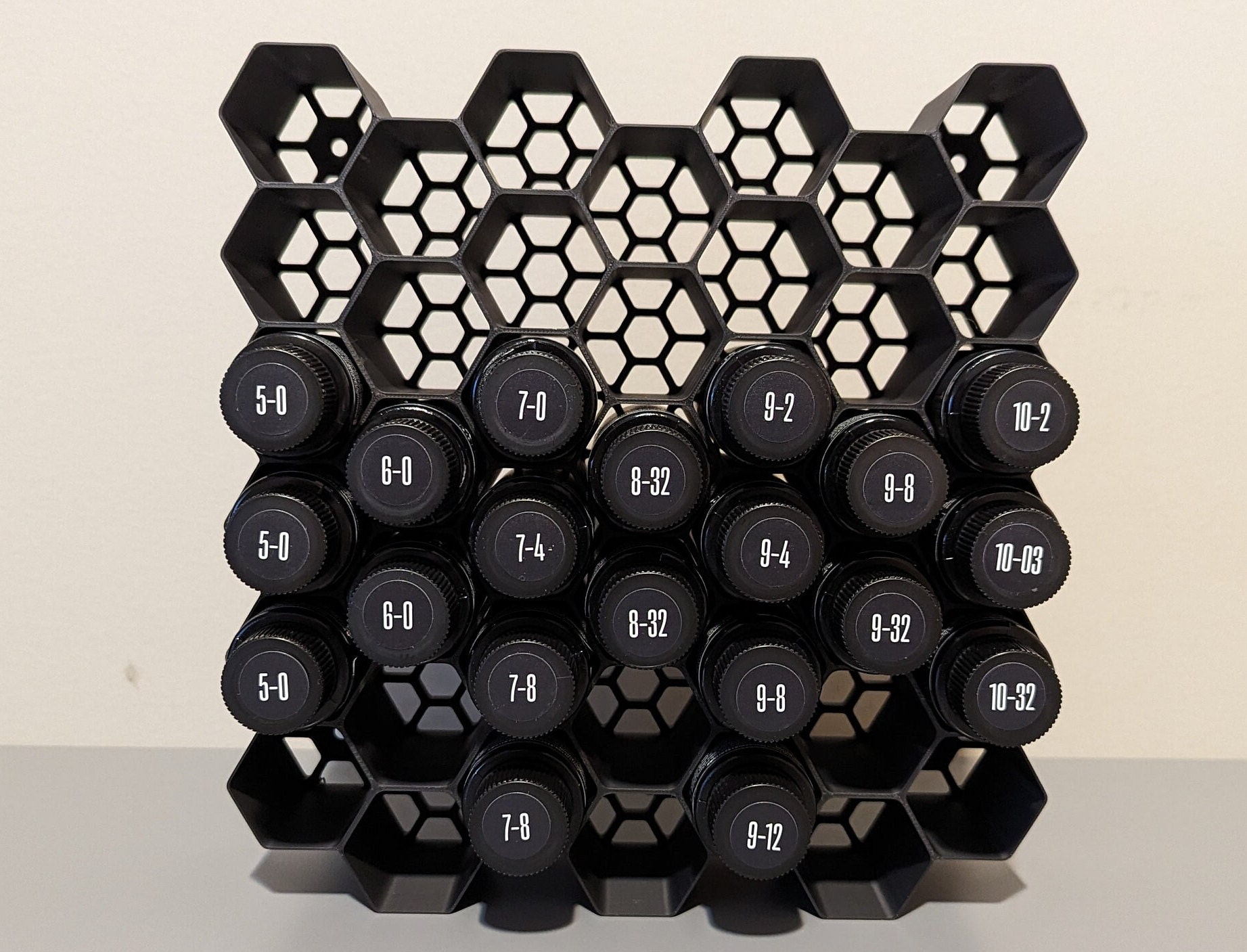 RUSK Gloss Toner Holder | Stackable & Wall-mount Salon Organizer for ...
