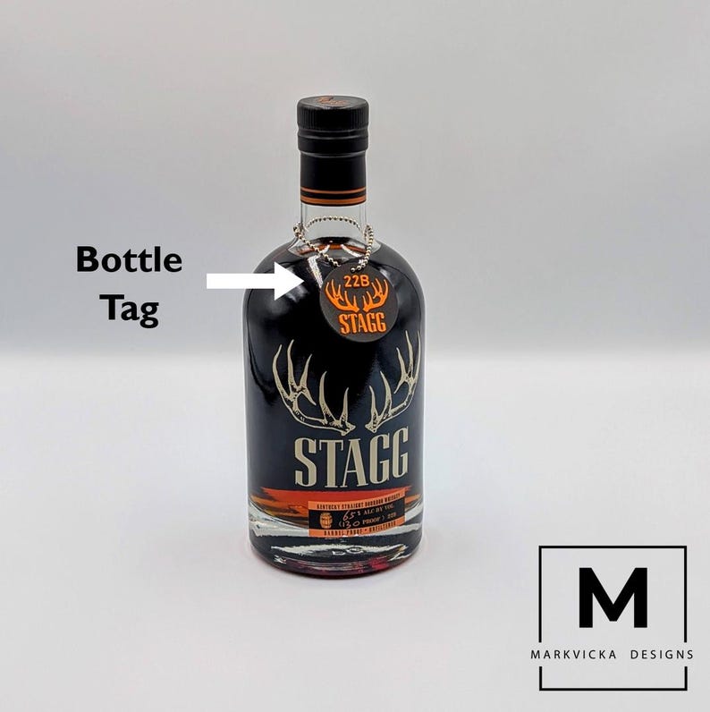Stagg Jr Bourbon Bottle Batch Tag | Premium Whiskey Label | Bourbon ...
