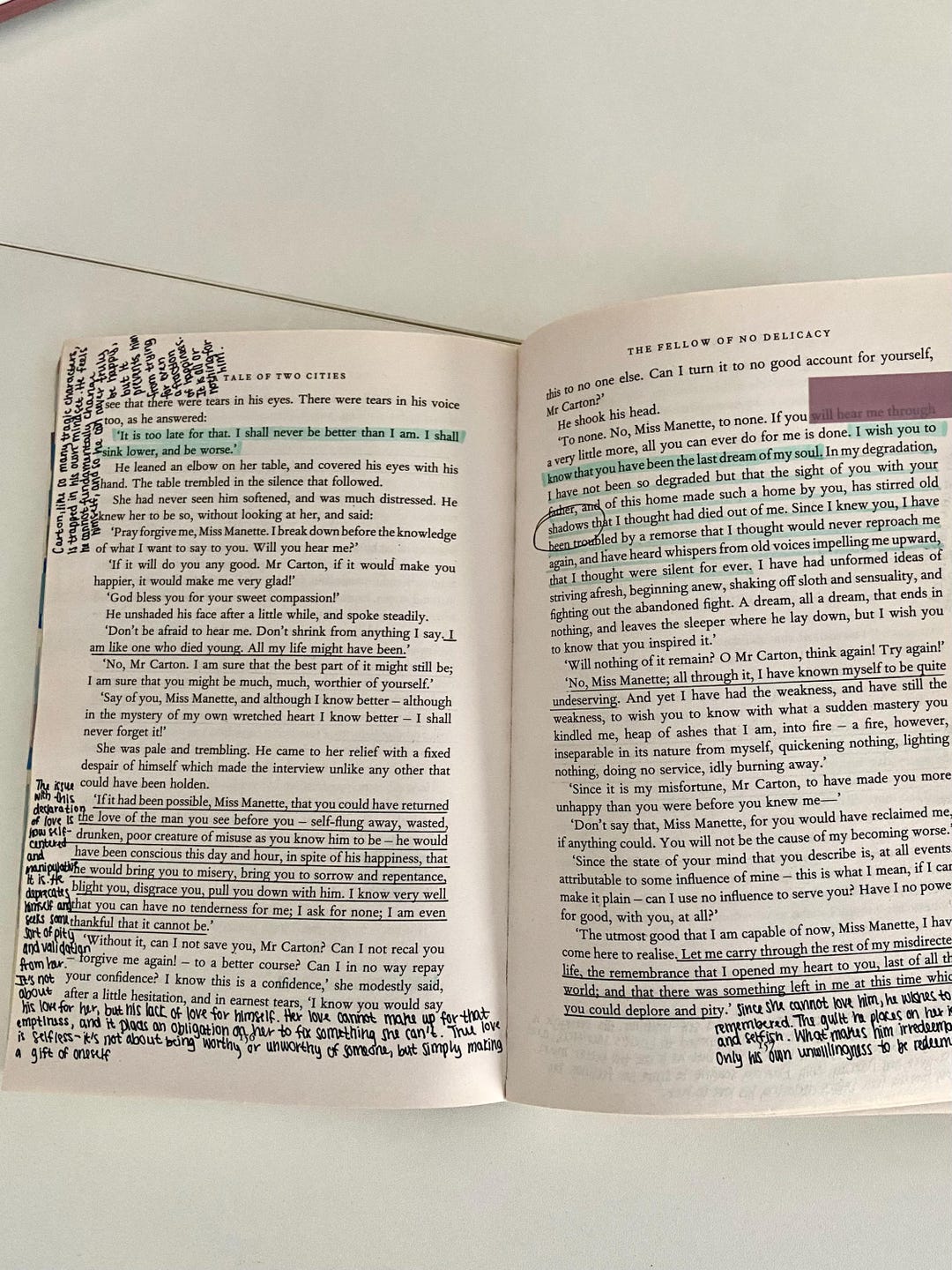Annotated 'A Tale of Two Cities' Book: Charles Dickens Classic - Etsy