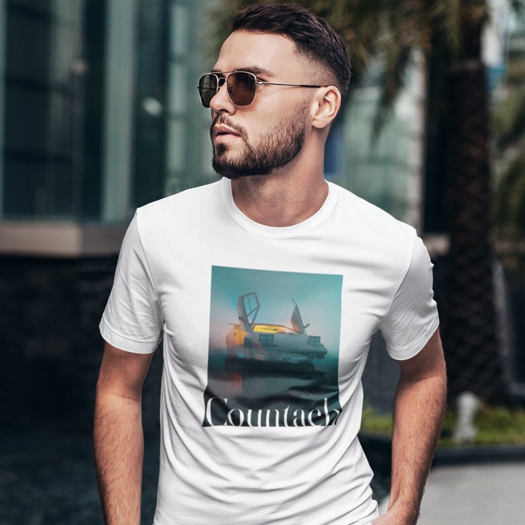 LAMBORGHINI COUNTACH Shirt | Vintage Car Shirt, Lambo T-shirt, Car ...