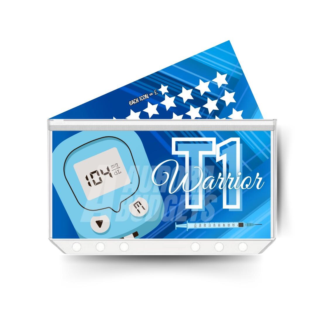 DIABETES Laminated Display Inserts, Savings Tracker and Zipped Cash ...