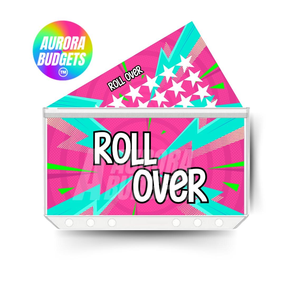 CASH ROLL OVER Laminated Display Insert and Savings Tracker for A6 ...