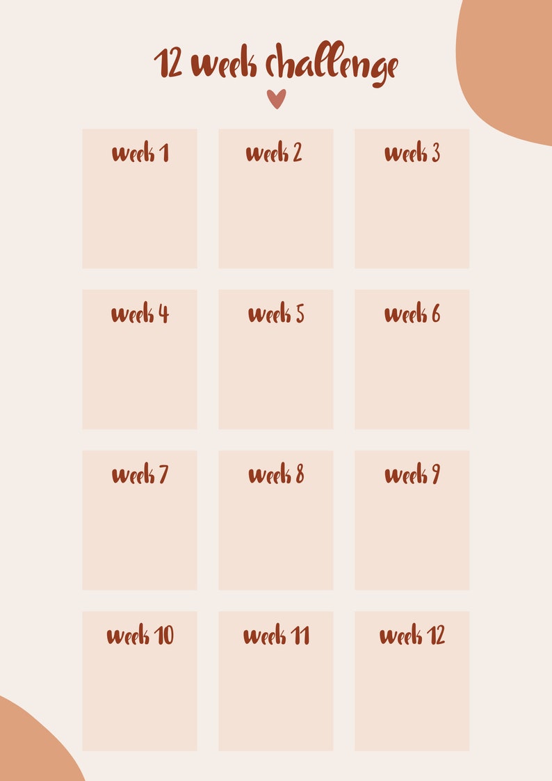 Fitness Tracker Activity Tracker Workout Tracker Progress Chart Fitness ...