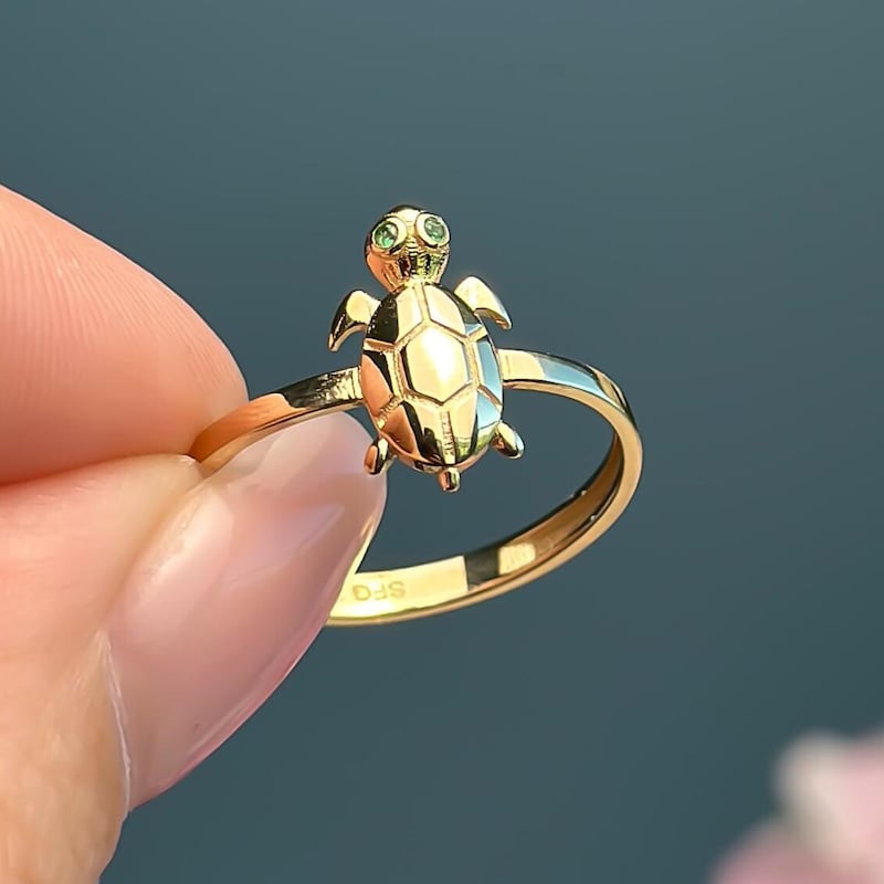 Turtle Ring - Etsy