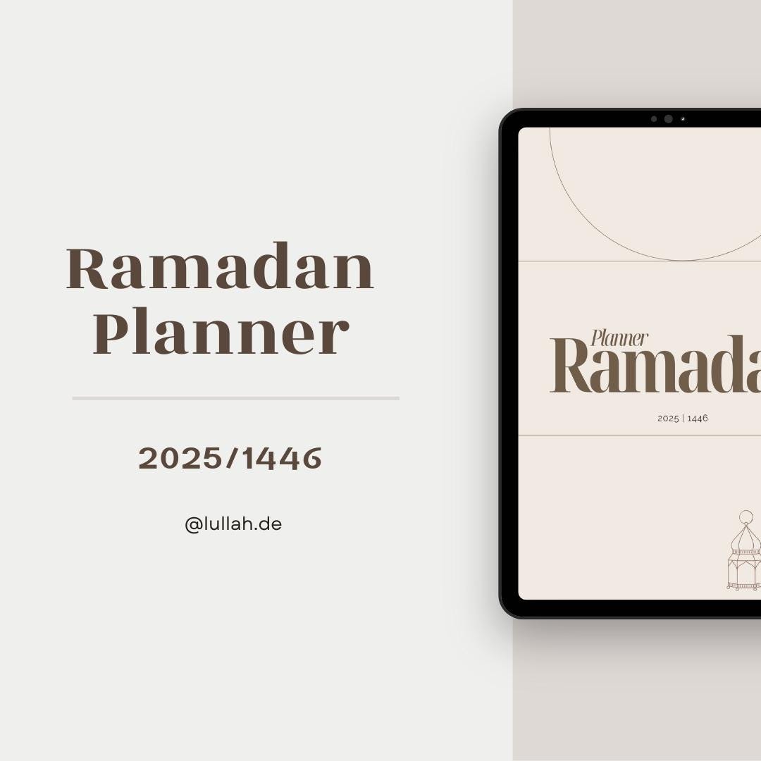 Ultimate Ramadan Planner 2025 – Printable – Daily Tracker, Quran ...