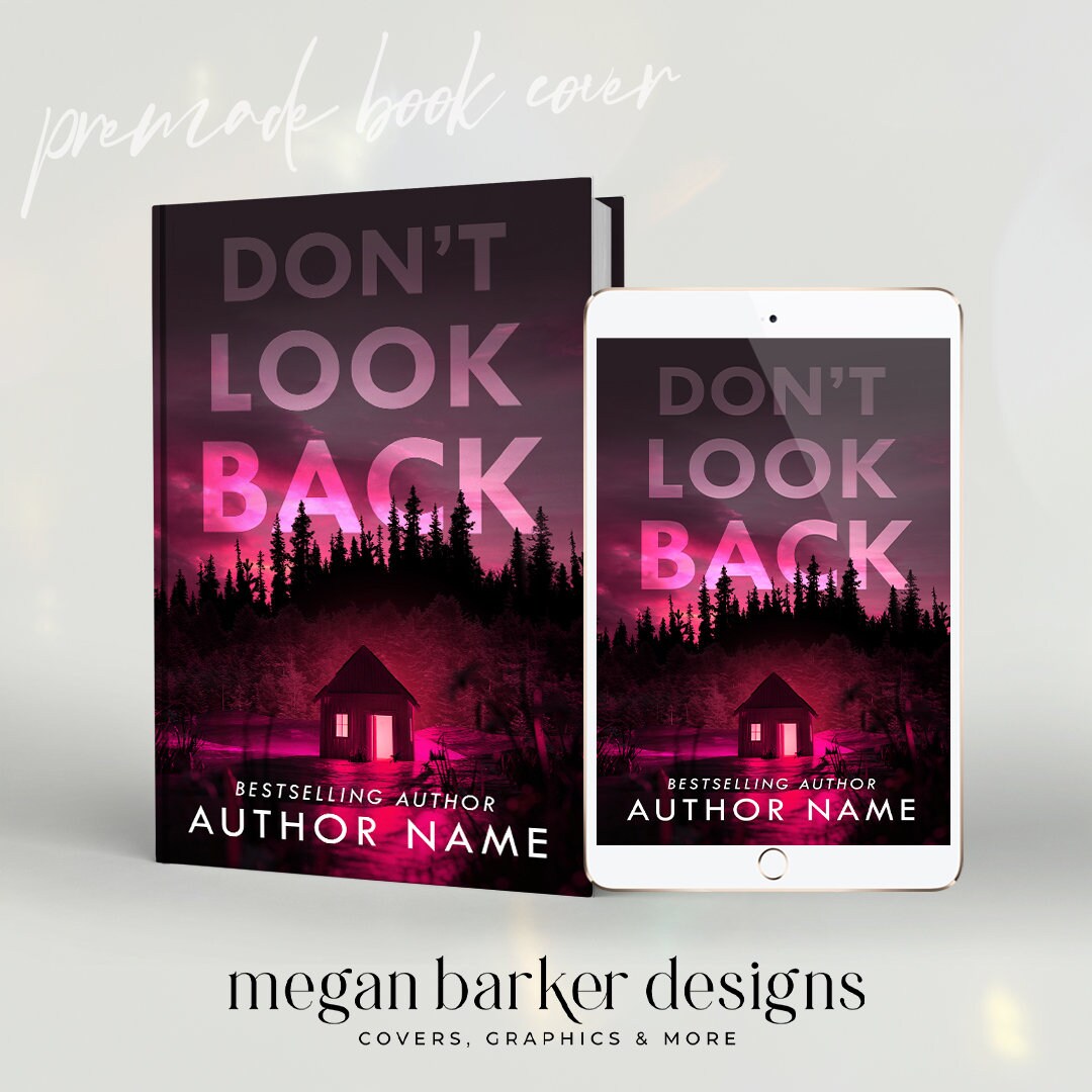 Customizable Book Cover Pre-made E-book and Book Cover Design Thriller ...