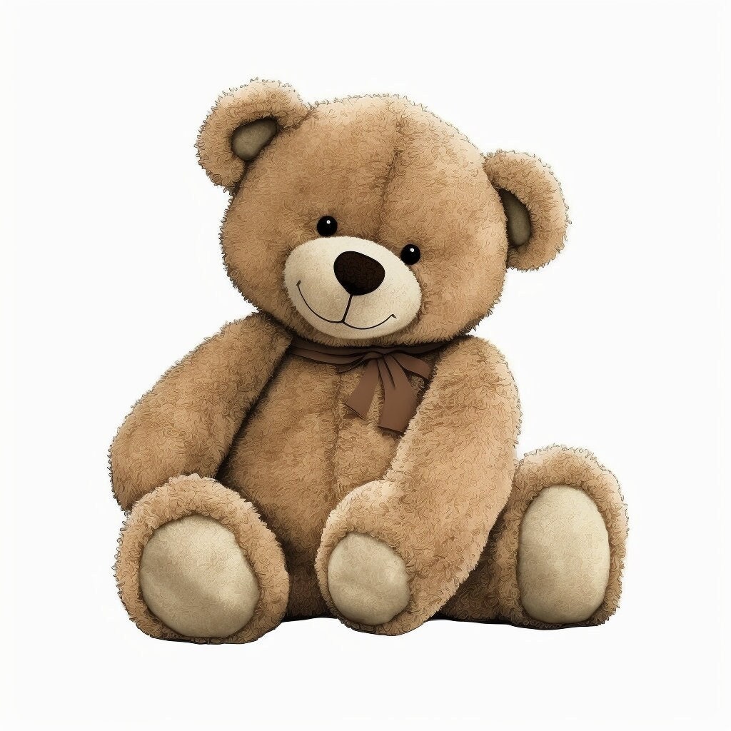 Teddy Bear Clipart 10 High Quality Pngs, Digital Download, Card Making ...