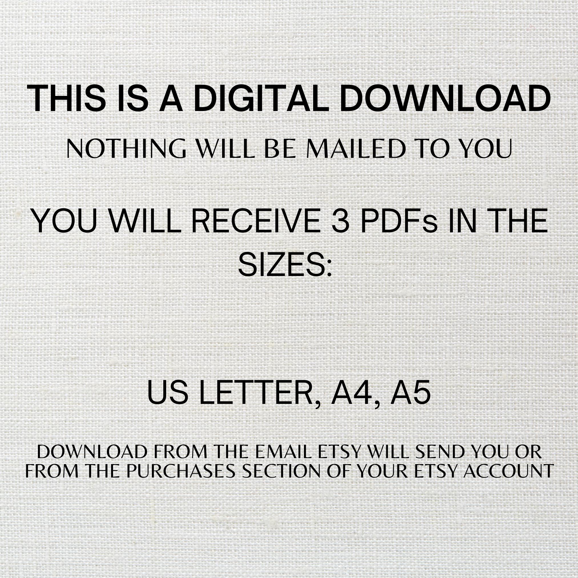 Blank French Verb Conjugation Chart | Printable | Instant Download - Etsy