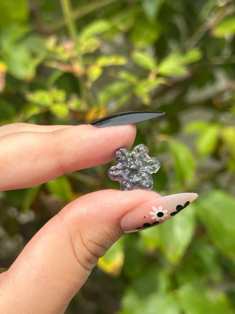 Fluorite Mini Snowflakes - Etsy