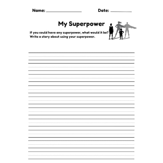 2nd Grade Writing Prompt Worksheets