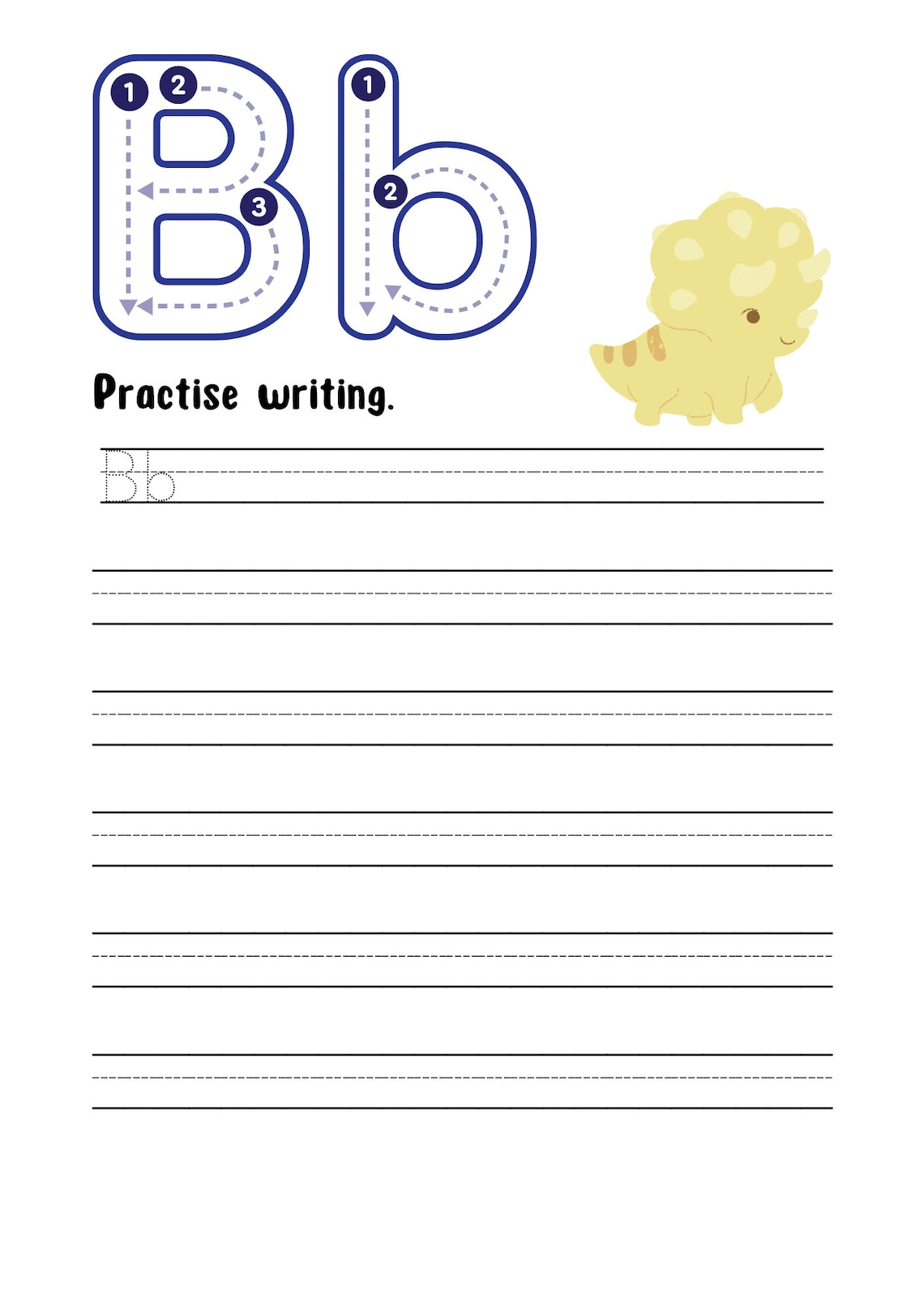Back to School Dino Alphabet Book Tracing and Writing Letters | Instant ...