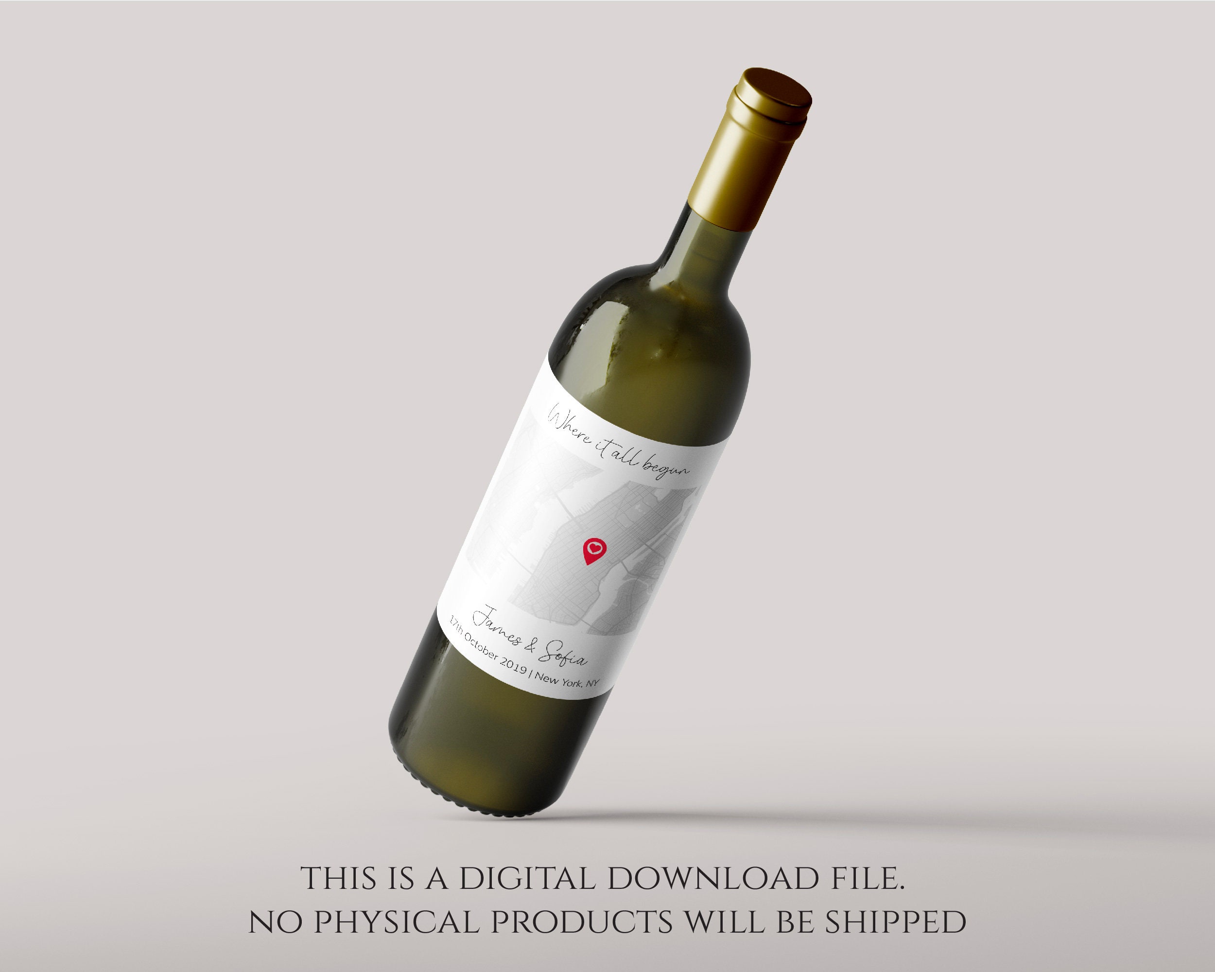 Wine Labels Collection "where It All Begun", Custom Wine Labels, Last ...