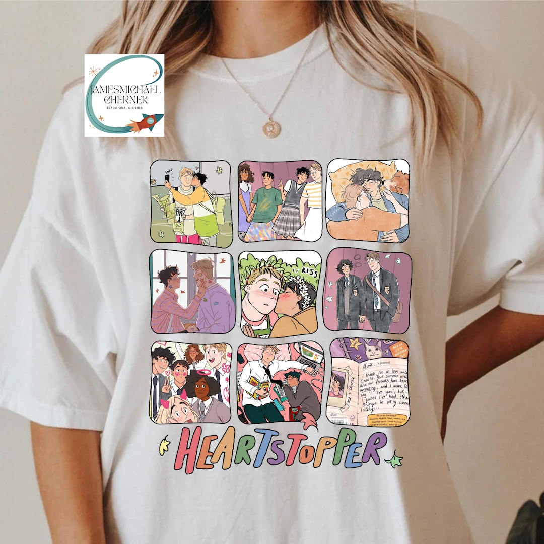 Heartstopper Shirt Heartstopper T-shirt LGBT Pride Merch - Etsy