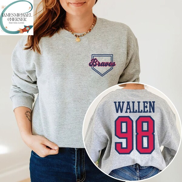 98 Braves Wallen Tshirt - Etsy