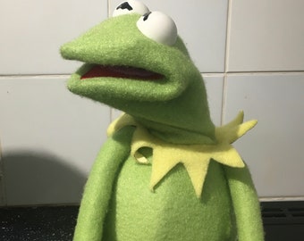 Kermit the Frog Puppet Replica Hand Made - Etsy
