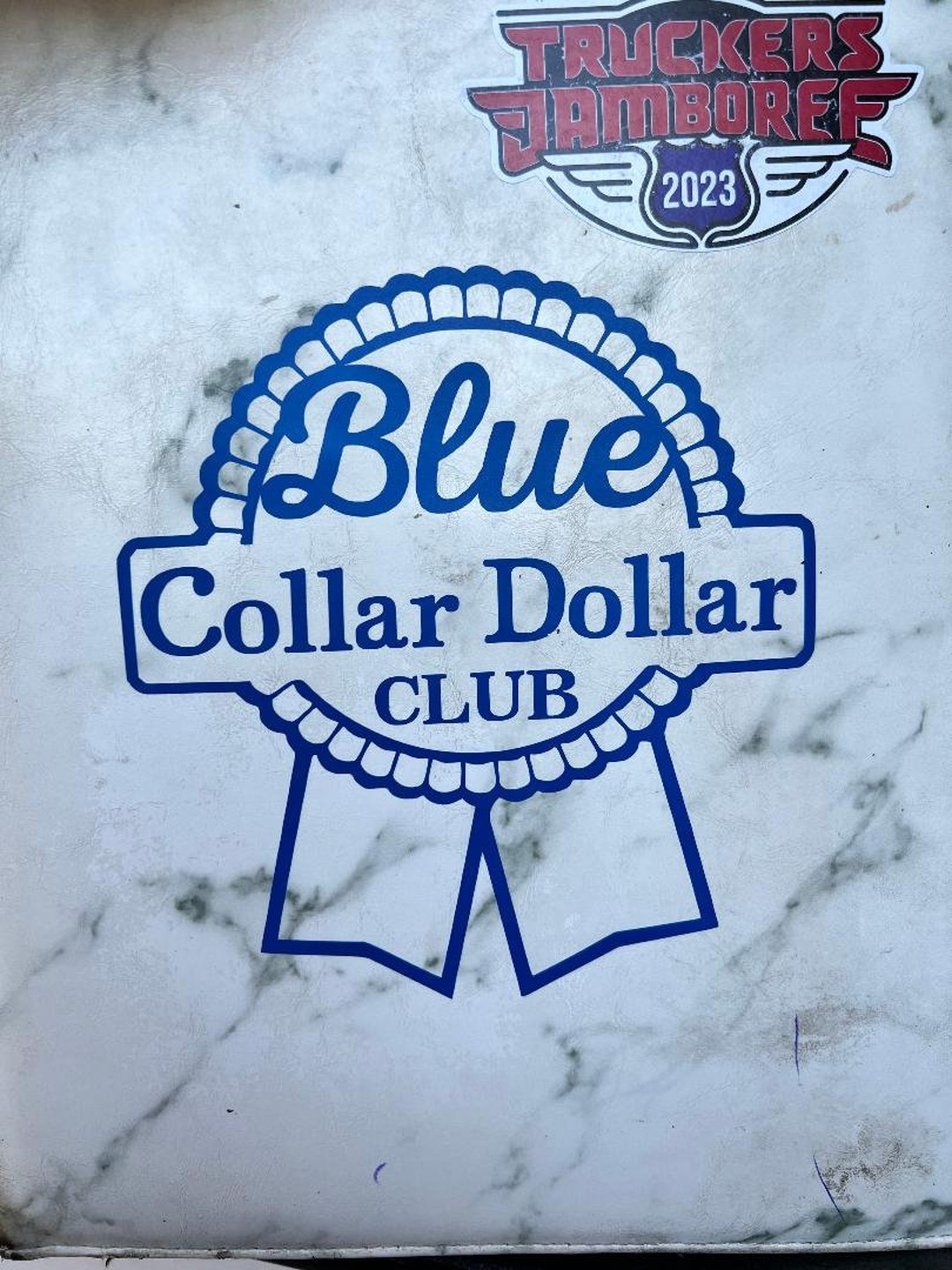 Blue Collar Dollar Ribbon Sticker - Etsy