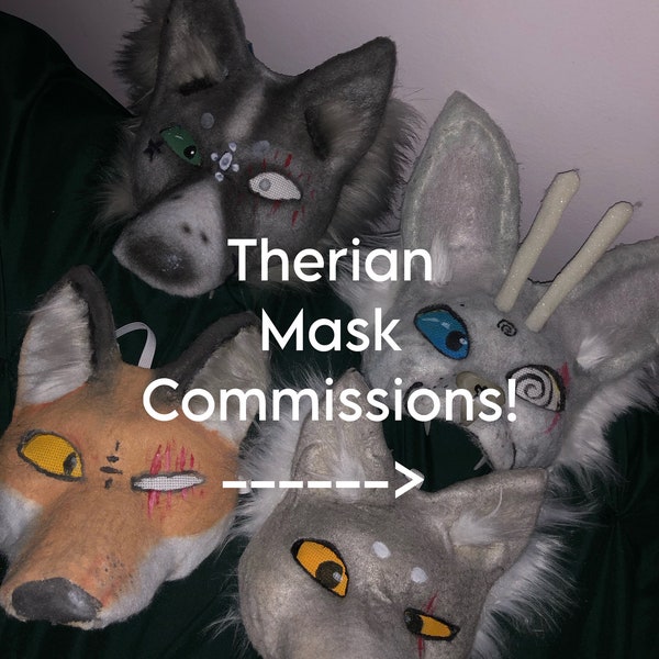 Therian Masks - Etsy