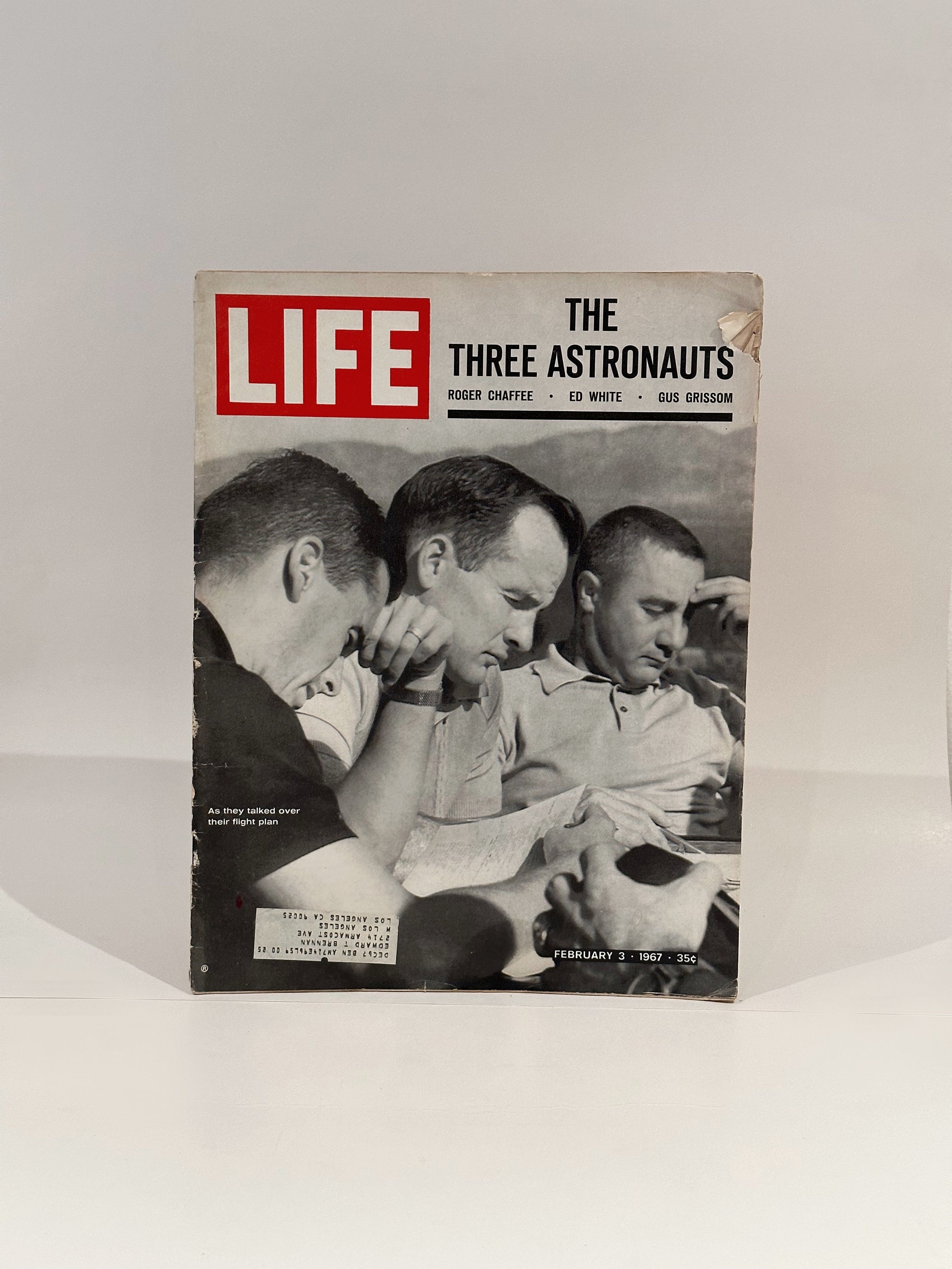 1967 LIFE Magazine the Three Astronauts Chafee White - Etsy